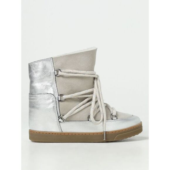 Isabel Marant | Shoes | Isabel Marant Flat Ankle Boots Woman Beige ...
